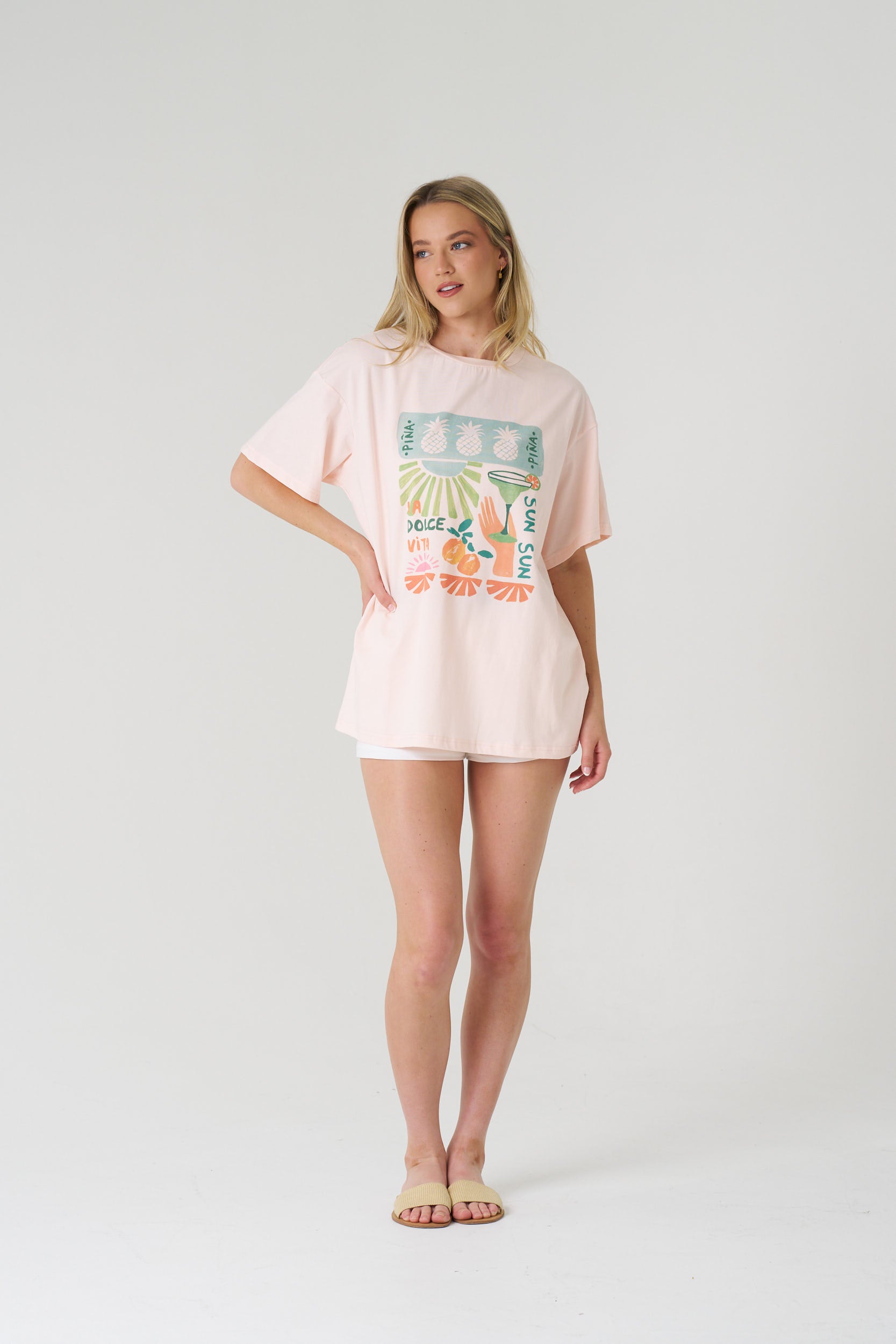 DOLCE + SUN OVERSIZED TEE – Bay Road Clothes